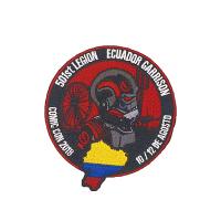 China Custom Embroidered Patches Iron On Sew On Heat Press 100 Pcs MOQ Cotton Polyester for sale