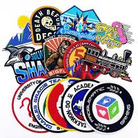 China Custom Iron On Embroidered Patches 100% Made for Clothing Cotton Polyester for sale