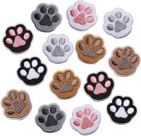 China Custom Iron On Embroidery Patches 100pcs per Bag Merrowed Border Dry Cleanable for sale