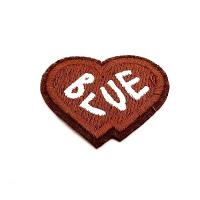 China Custom Embroidered Patch Hook and Loop Iron On Sew On 100pcs per Bag for sale