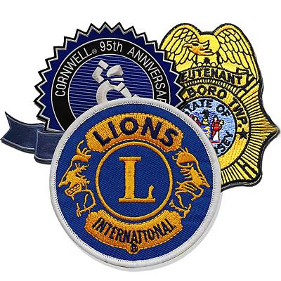 China Custom Embroidered Iron On Patches 100pcs per Bag Merrowed Border Bulk for sale