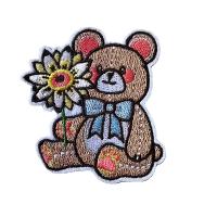 China Custom Embroidered Patches Iron On for Hats Clothing 100pcs Bulk Wholesale for sale