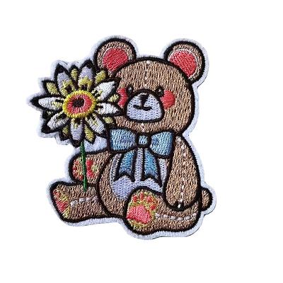 China Custom Embroidered Patch Badges Iron on Sew on Patches 100pcs per Bag MOQ 100pcs for sale