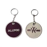 China Direct Factory Custom Embroidered Key Chain Personalized Message Design Fabric Material for sale