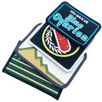China Custom Iron On Embroidery Patches for Clothing Hats Bags Wholesale 100pcs Minimum for sale