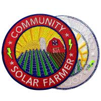 China Certification 1 Custom Embroidery Patches Iron On for Hats for sale