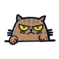 China Custom Embroidered Patches Iron On MOQ 100 Cotton Polyester Personalized Logo for sale