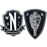 China Custom Embroidered Patches Iron On MOQ 100 Cotton Polyester Personalized Logo for sale