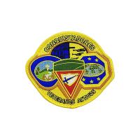 China Custom Iron On Embroidered Patches 100 Pieces Minimum Order for Clothing Bags Hats for sale
