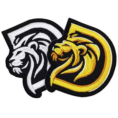 China Custom Iron On Embroidered Patches 100 Pieces Minimum Order for Clothing Bags Hats for sale