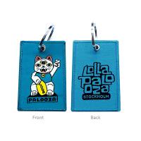 China Custom Handmade Woven Keychain with Logo Design 100pcs MOQ for sale