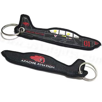 China Custom Embroidered Key Tag Polyester 100000pcs per Month for Corporate Giveaways for sale