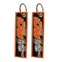 China Custom Woven Keychain with Embroidery Logo Promotional Gift 100pcs MOQ for sale