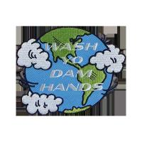 China Custom Iron On Embroidered Patches Wholesale 100pcs Minimum Order 3 Inch Size for sale