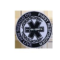 China Custom Iron On Embroidered Patches Tactical Badge Fabric Logo Patches 100pcs MOQ for sale
