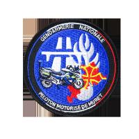 China Custom Iron On Embroidered Patches Tactical Badge Fabric Logo Patches 100pcs MOQ for sale