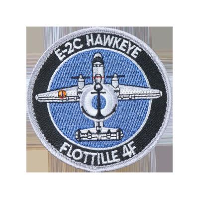 China Custom Iron On Embroidered Patches Tactical Badge Fabric Logo Patches 100pcs MOQ for sale