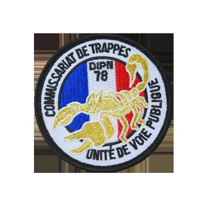 China Custom Iron On Embroidery Patches 100pcs Min Order for Apparel Accessories for sale