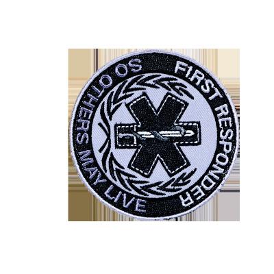 China Custom Iron On Embroidery Patches for Clothing Hats Bags 100pcs Min Order for sale