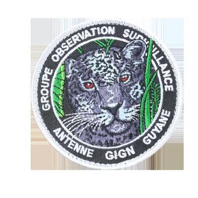 China Customized Western Iron On Embroidery Patches With Hook Attach for sale