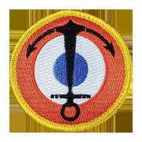 China Custom Embroidered Iron On Logo Patch 100pcs Minimum Order for Hats and Clothing for sale