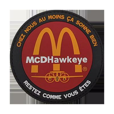 China Custom PVC Patches Iron on for Garment Hats 4mm Thick Waterproof Durable for sale