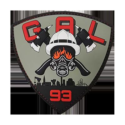 China Custom 3D Silicone PVC Hat Garment Patches Rubber Labels 4mm Thickness for sale