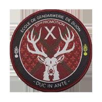 China Custom Woven Patches with Merrowed Border for Jackets Hats Clothing for sale