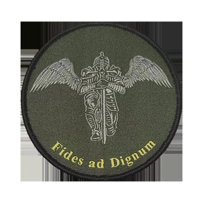 China Custom Woven Patches Embroidered Logo Iron On for Garments 100pcs MOQ for sale
