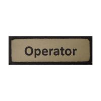China Custom Woven Logo Patches for Clothing Merrowed Border 100pcs MOQ for sale