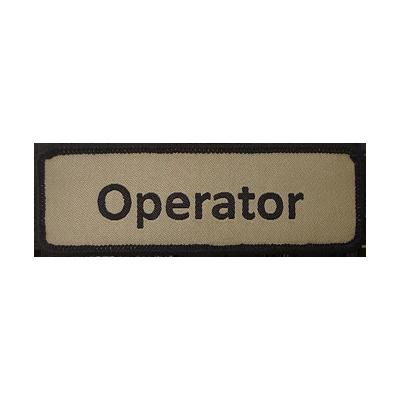 China Custom Woven Patches for Hats Garments Bags 100pcs Min Order Merrowed Border for sale