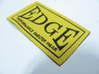 China Custom Damask Garment Woven Labels Polyester Satin Cotton Linen 1-8 Colors for sale