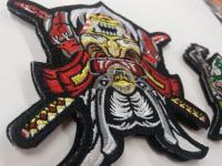 China 3D Adhesive Iron On Embroidery Patch Customized Logo For Clothing  Hat for sale