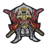 China 3D Adhesive Iron On Embroidery Patch Customized Logo For Clothing  Hat for sale
