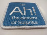 China Self Adhesive Custom Embroidered Patch Cartoon Letter Air Force Uniform Badges for sale