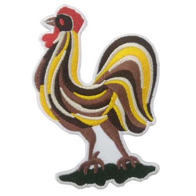 China Custom Embroidered Animal Patches Dog Birds Badge Sew On Iron On Low MOQ 50pcs for sale
