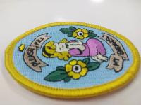 China Custom Embroidered Basketball Club Patch 100 Percent Embroidery Low MOQ 50pcs for sale