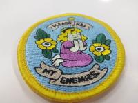 China Custom Embroidered Basketball Club Patch 100 Percent Embroidery Low MOQ 50pcs for sale