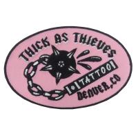 China Custom Embroidered School Logo Patches Plastic Backing Sew Iron On 100 Pcs MOQ for sale