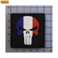 China Custom 3D PVC Rubber Patch with Embossed Logo for Garments and Bags for sale