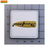 China Washable Morale PVC Patch Fade Proof Iron On Flexible Shrink Proof for sale
