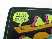 China Custom Embroidered Motorcycle Patches Iron On 100 Pcs Minimum Order Colorful Dry Cleanable for sale