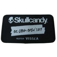 China Custom Woven Patches Sew On 100pcs Minimum Paper Coating Logo Name Badge for sale