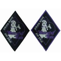 China Custom Embroidered Iron On Woven Patches for Sportswear Jackets 50pcs MOQ for sale