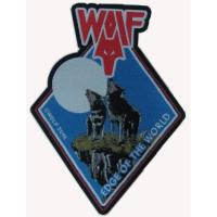 China Custom Embroidered Iron On Woven Patches for Sportswear Jackets 50pcs MOQ for sale