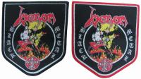 China Twill Fabric Custom Woven Patches Diamond Shape Flat Appearance for sale
