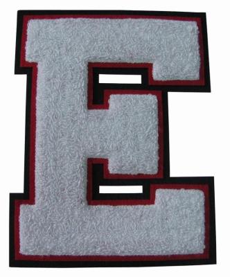China Custom Chenille Embroidery Patches Iron On Multiple Colors Flat Appearance 50 50000pcs for sale