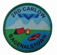 China Custom High Density Embroidered Badge Patch 30mm Diameter Self Adhesive for sale