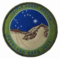 China Custom High Density Embroidered Badge Patch 30mm Diameter Self Adhesive for sale