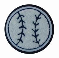 China Custom Chenille Letters Patches Iron On Embroidered Soft Touch 300 DPI for sale